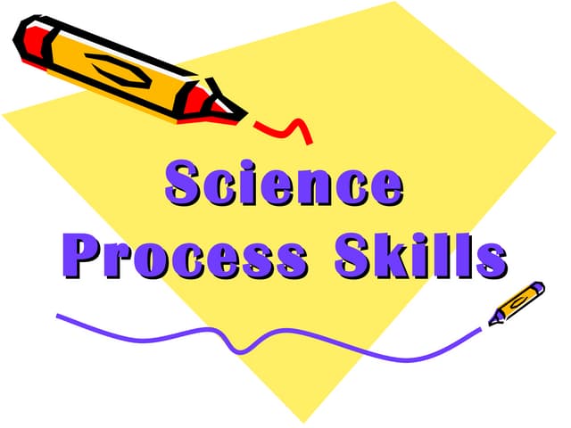 Science process skills | PPTX