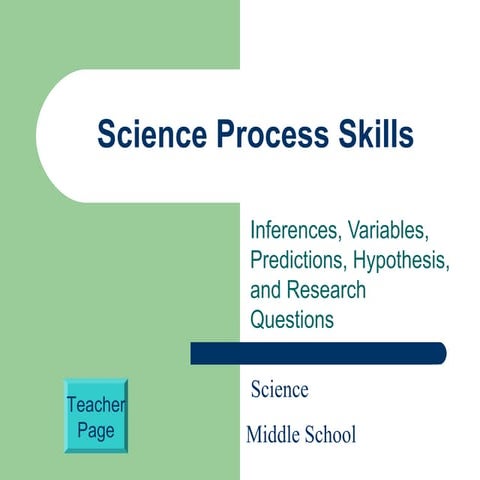 Science process skills (1) | PPT