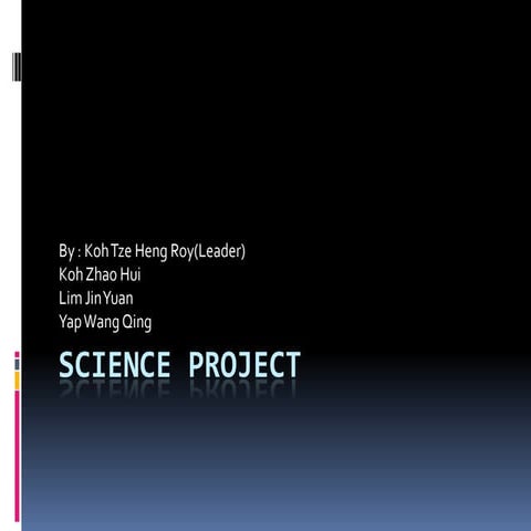 Science project | PPTX