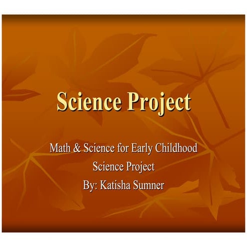 Science project | PPT