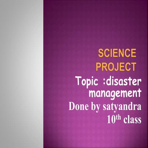 Science project | PPTX