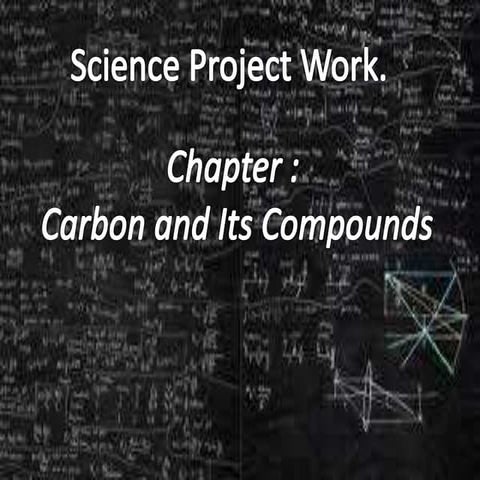 Carbon and its compounds | PPSX