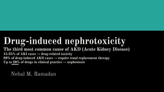 Drug induced kidney disease | PPTX