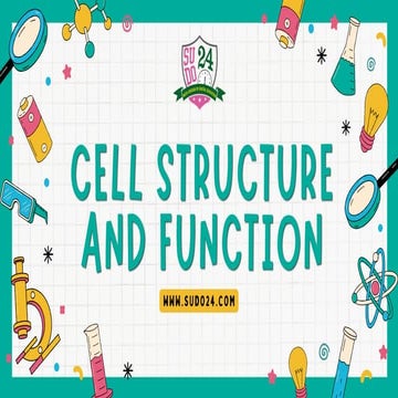 Cell Structure and Function.pdf