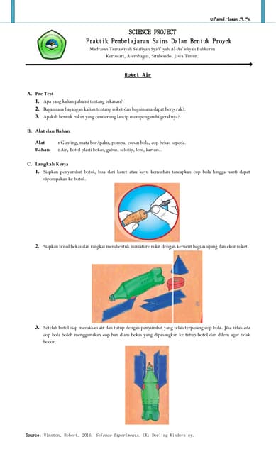 Science project (gaya apung) | PDF
