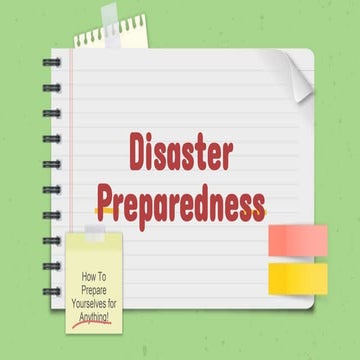 Disaster Preparedness | PPTX