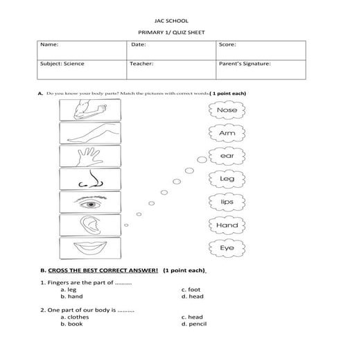 Science quiz'14 3 | DOC