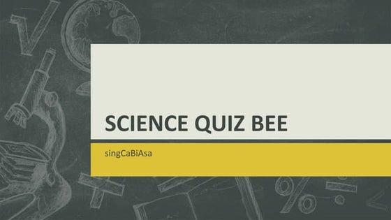 science quiz bee questions.doc FOR ELEMENTARY SCIENCE | DOC | Geology | Science
