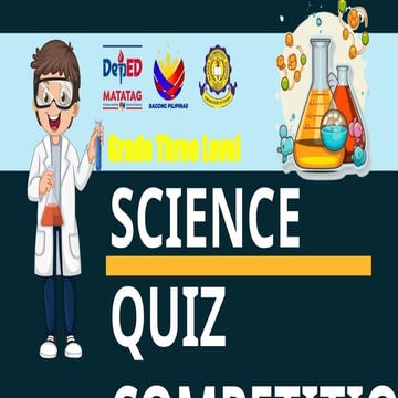 Science Quiz Grade Three in Alaska Elementary School | PPTX