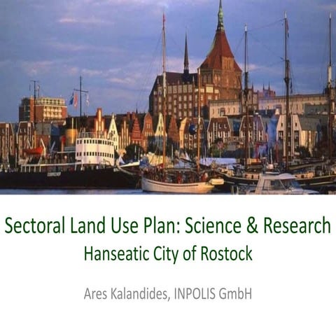 Masterplan Science & Research for Rostock | PPTX