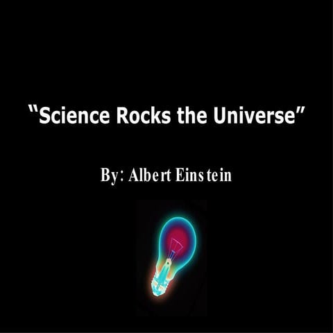 Science Rocks The Universe | PPT