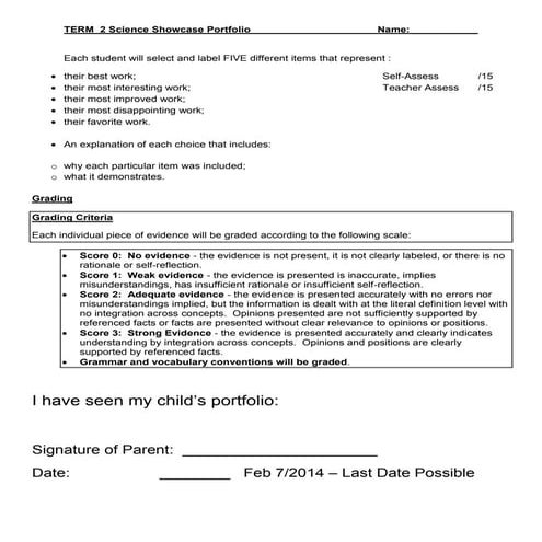 AST 406 Science Showcase Portfolio | DOCX