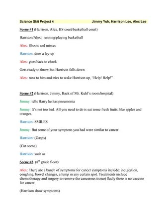 C:\fakepath\science skit script 2 | PDF