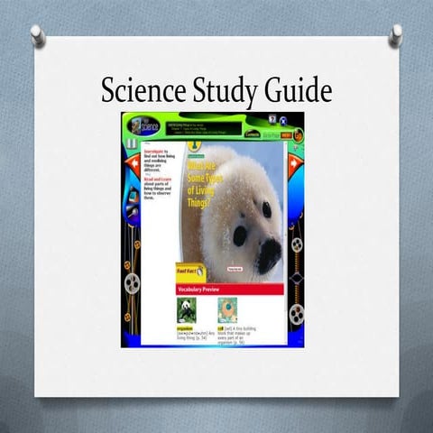 Science study guide chapter 1 | PPTX
