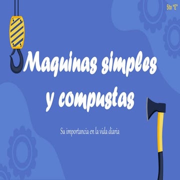 Maquinas compuestas | PPTX