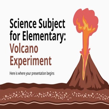 Science Subject for Elementary_ Volcano Experiment | PPTX