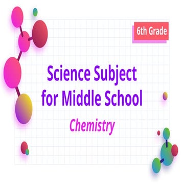 Science Subject for Middle School - 6th Grade_ Chemistry by Slidesgo.pptx