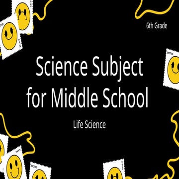 Science Subject for Middle School - 6th Grade_ Life Science by Slidesgo ...