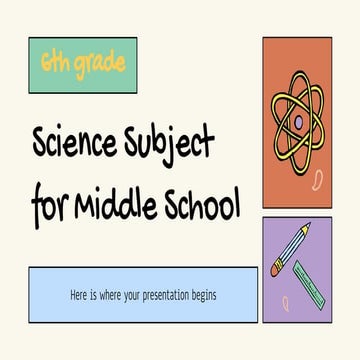 Science Subject for Middle School - 6th Grade_ Physics I XL by Slidesgo ...