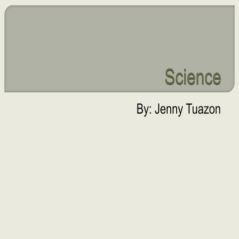 Science summary | PPTX