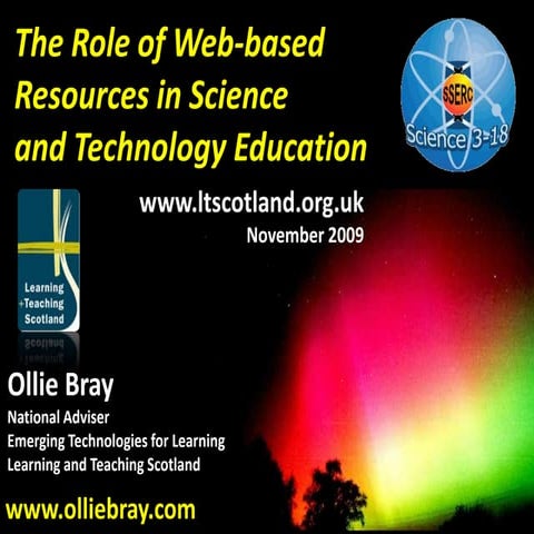 Curriculum for Excellence, Science, Change and New Technologies (SSERC ...