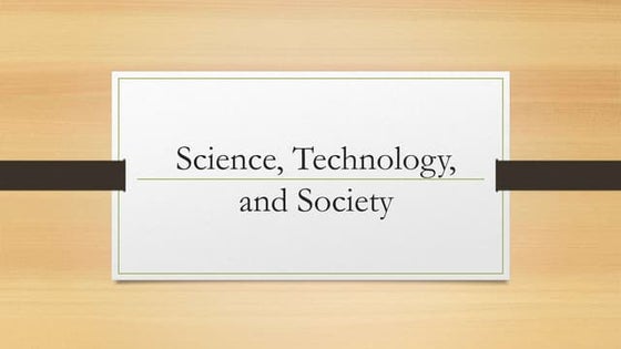 MODULE 1 Science, technology and society.pptx