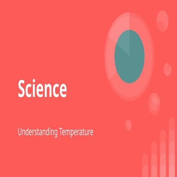 Science Understanding Temperature Adapted Curriculum | PPTX