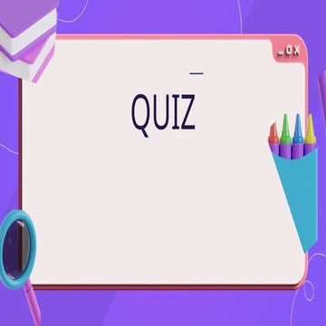 Science Trivia Quiz Digital Game Presentation in Purple with a Colorful ...