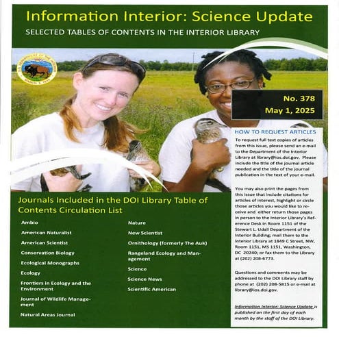 DOI Library Science Update - No 385 - December 2025 | PDF