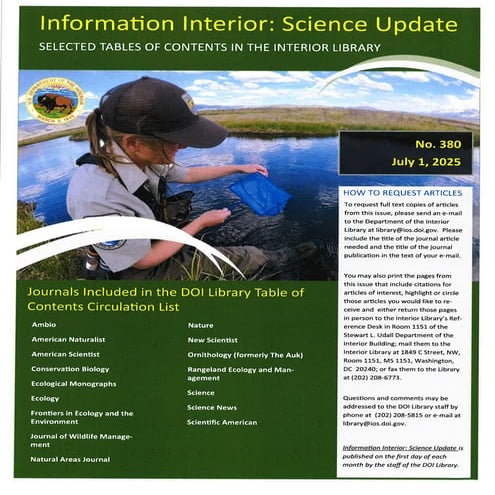 DOI Library Science Update - No 385 - December 2025 | PDF
