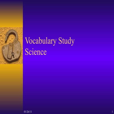 Science Vocabulary Plants | PPT
