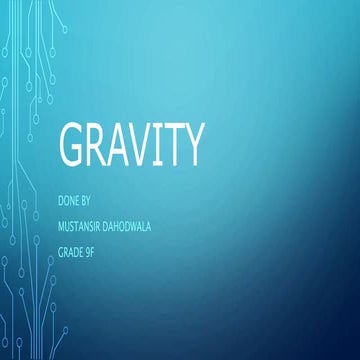 Gravity | PPTX
