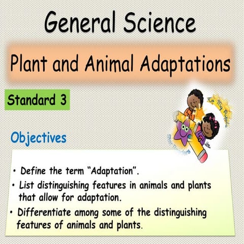 Plant & Animal Adaptations | PDF
