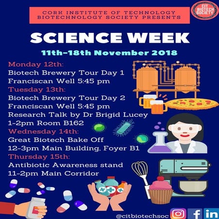 Science Week CIT Timetable | PDF