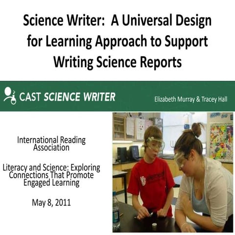 Science Writer: A Universal Design for Learning Approach to Support ...