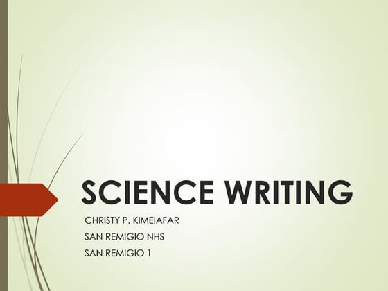 SCI TECH.pptx | Science