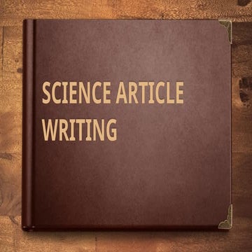 Science journalism workshop | PPTX