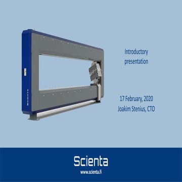 Scienta company presentation_2020 | PDF