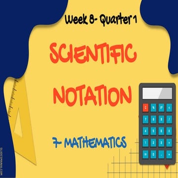 SCIENTIFIC NOTATION | PPTX