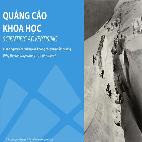 Scientific Advertising - Why do the average advertisers fly blind? | PPTX