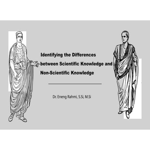 Scientific and non scientific Scientific and non scientific | PPTX