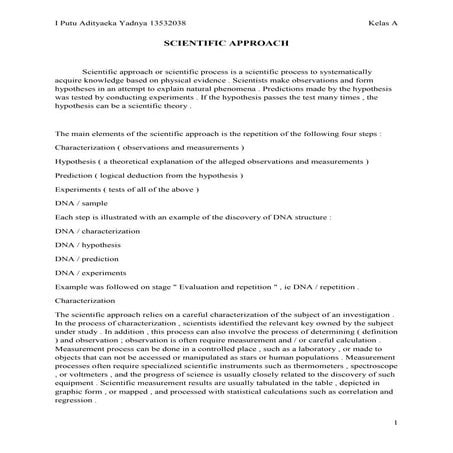 Scientific approach | DOCX