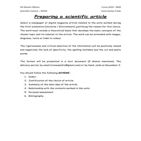 Scientific article 1stterm | PDF