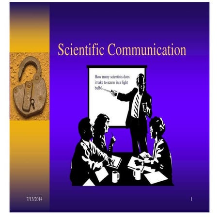Scientific Communication | PDF