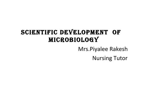 Golden age of microbiology | PPTX | Infectious Diseases | Diseases and ...