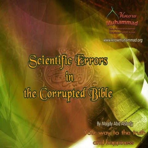 Scientific Error in the Corrupted Bible | PPSX | Christianity ...