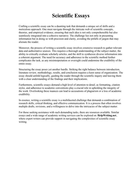 Scientific Essay Sample.pdf