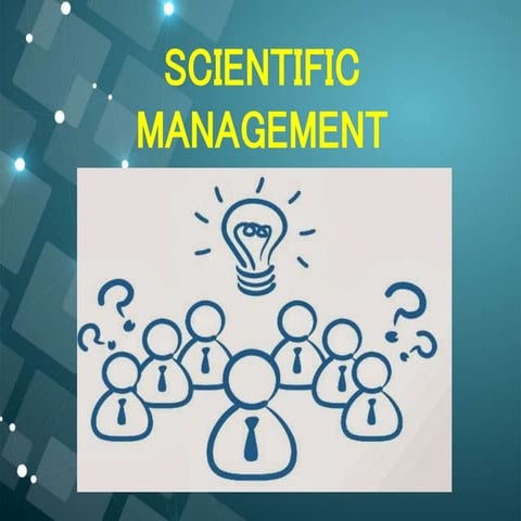 Theory of scientific management