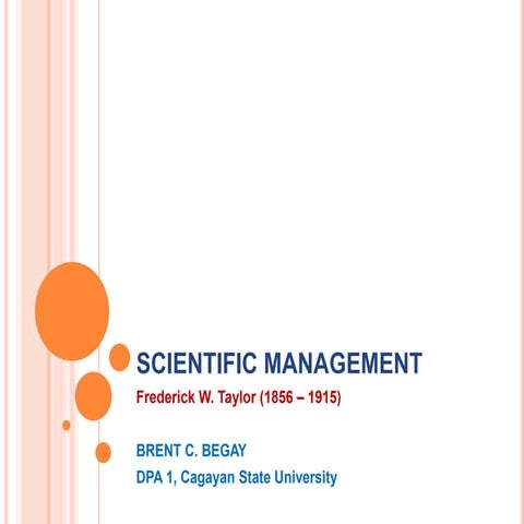 Scientific Management | PPTX