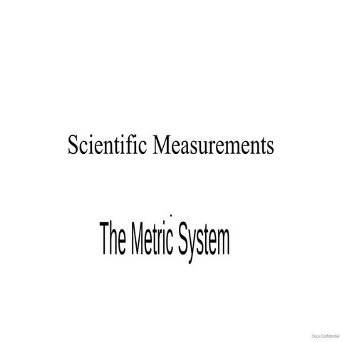 Scientific Measurement Science Olympiad Div B Study | PPTX